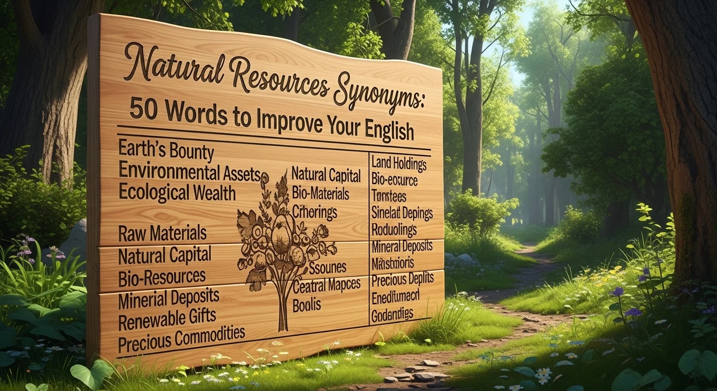 Natural Resources Synonyms 50 Words to Improve Your English