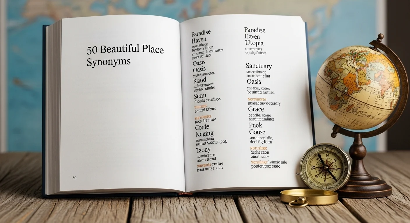 50 Synonyms of Beautiful Place With Meanings and Examples